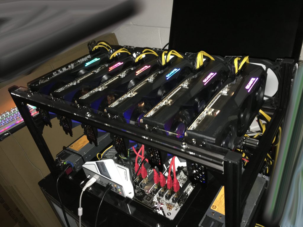GPU Mining Rig - 6 Cards - TekHouse Mine Ethereum, Bitcoin Today